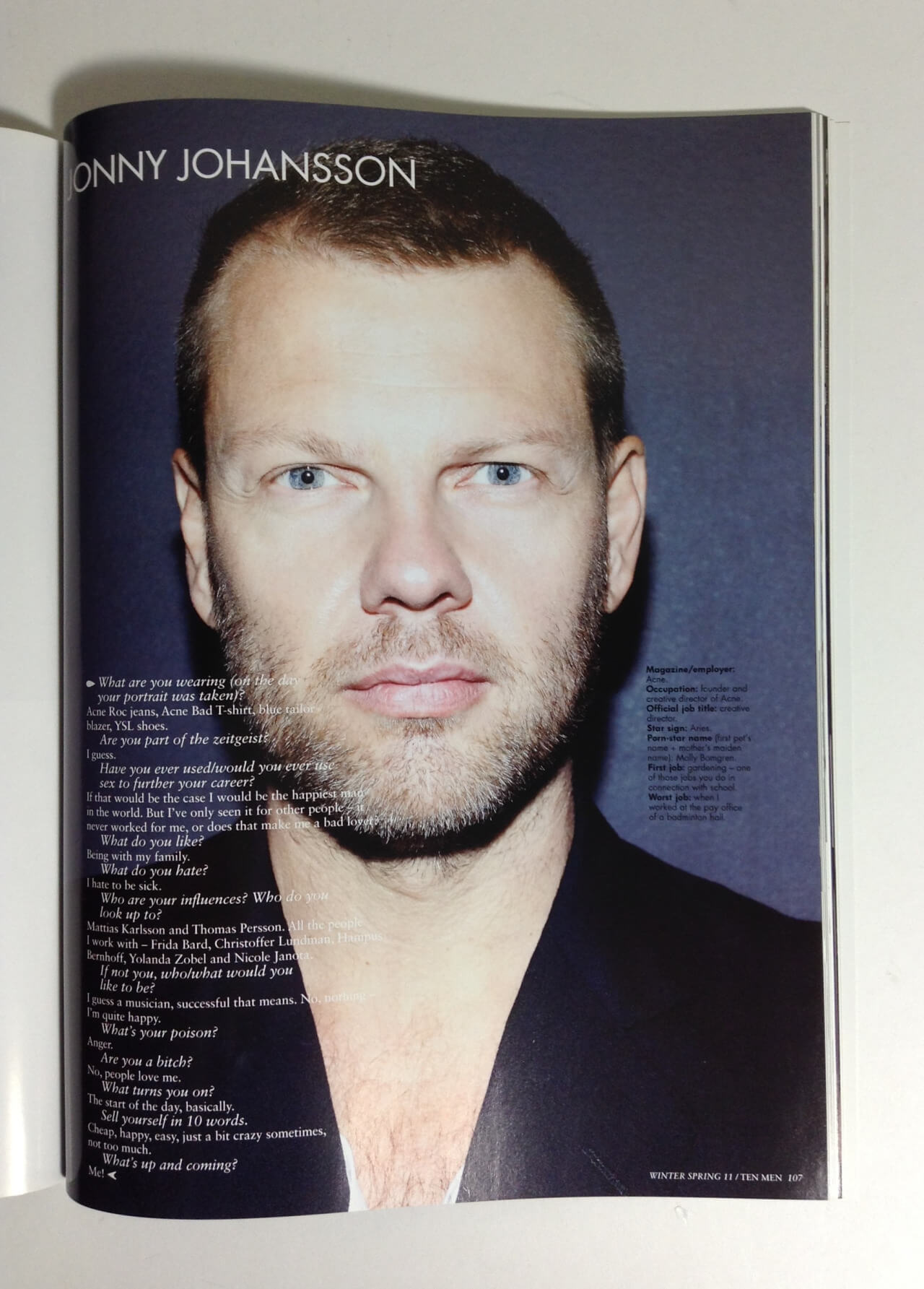 Acne Pfw Special 10 Magazine Flashback Feat - 10 Magazine