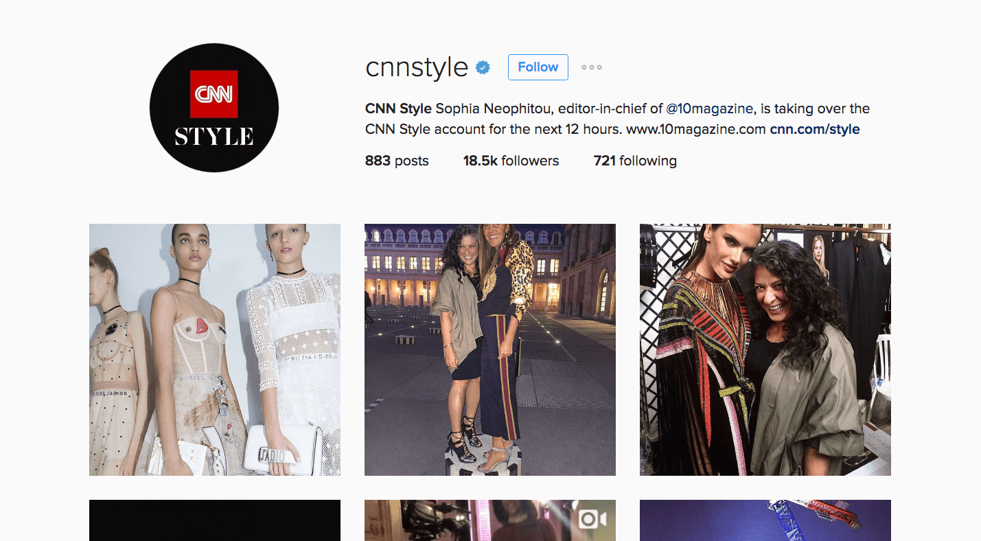 We're Taking Over CNN Style's Instagram - 10 Magazine