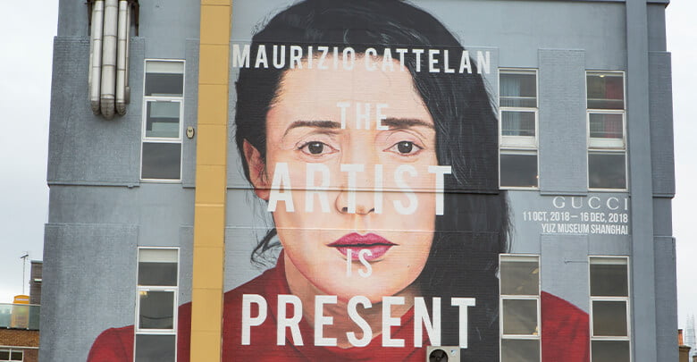 Gucci Create Murals To Celebrate The Upcoming Exhibition, The Artist Is ...