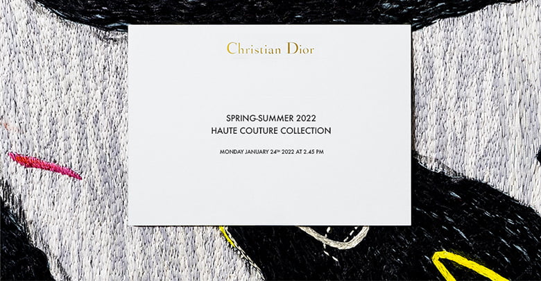 WATCH: Maria Grazia Chiuri Presents Her Dior Couture SS22 Collection ...