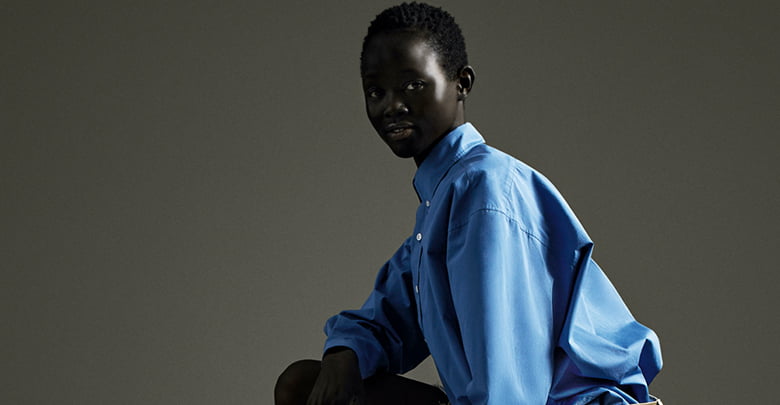 Anyiel Majok Wears Miu Miu For The Fifth Cover of 10 Magazine Issue 68 ...